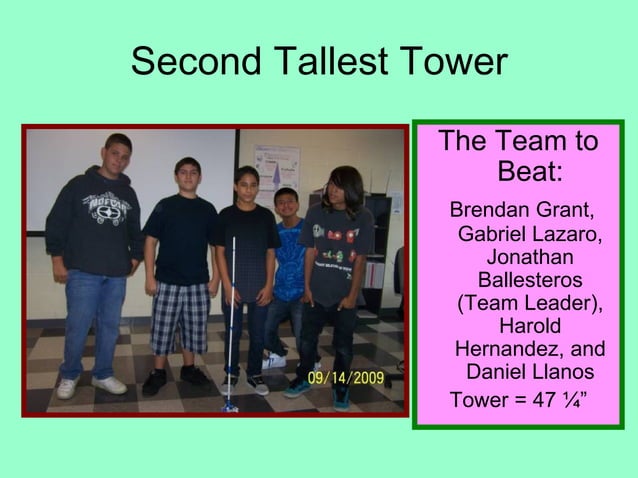Tower Team Building | PPT