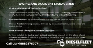 Towing and Accident Management | PPT