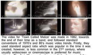 TEXTUAL ANALYSIS - TOWN CALLED MALICE | PPTX | Rock Music | Music