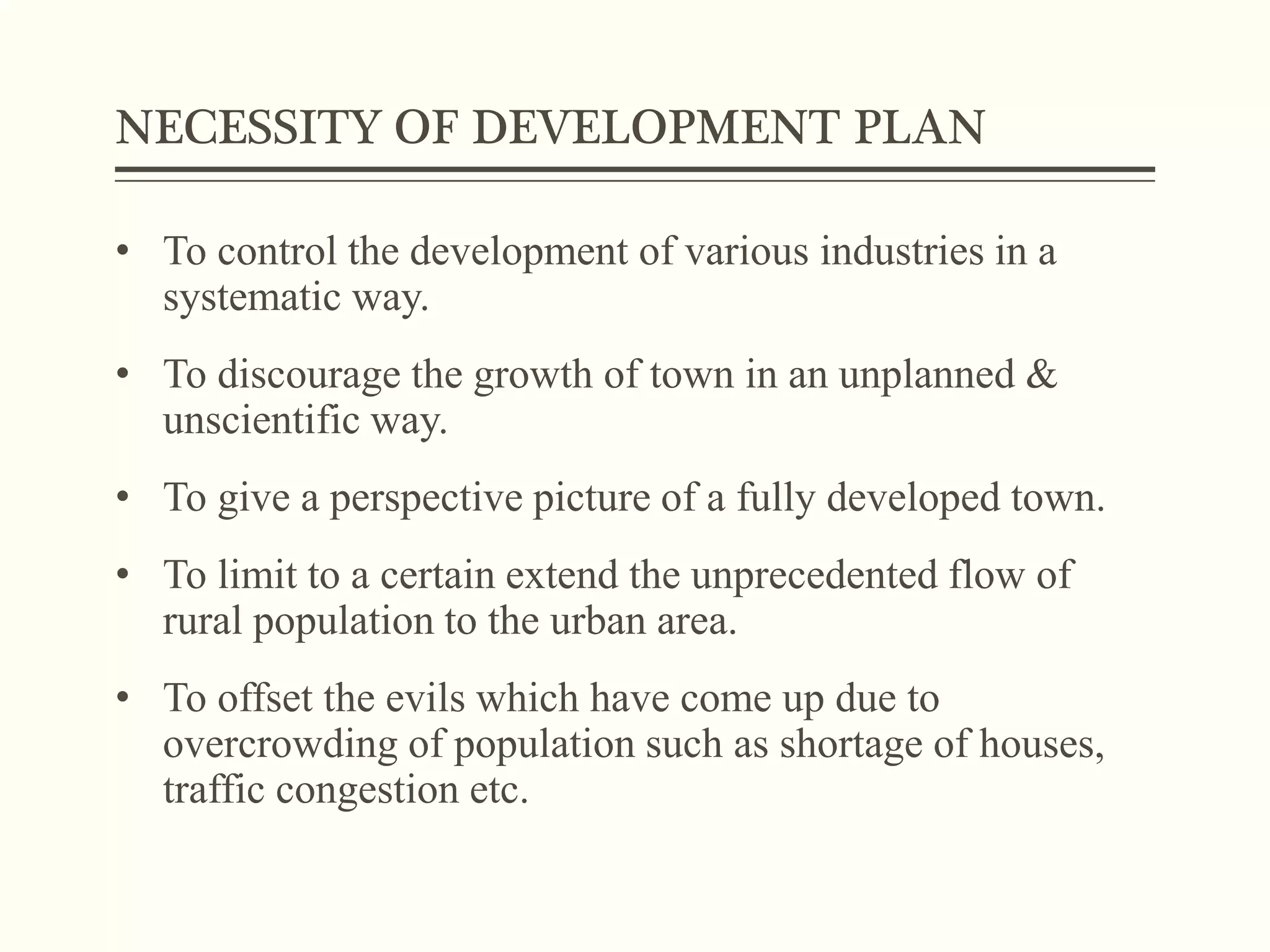 Town development plan | PPTX