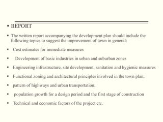 Town development plan | PPTX
