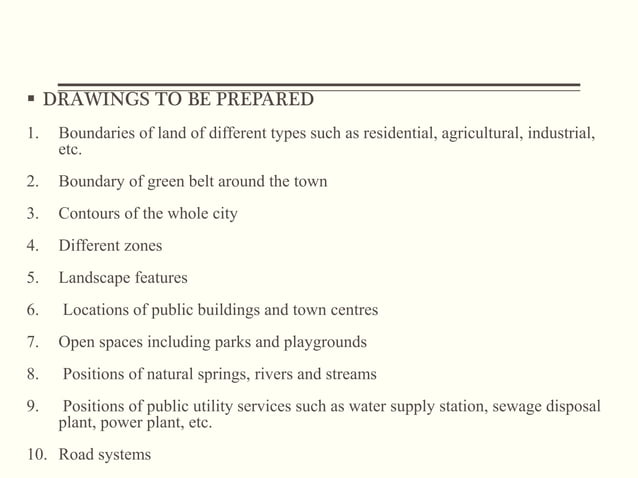 Town development plan | PPT