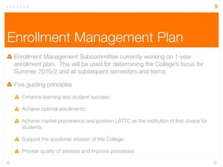 Budget, Enrollment, Prioritized Resource Requests | PPT