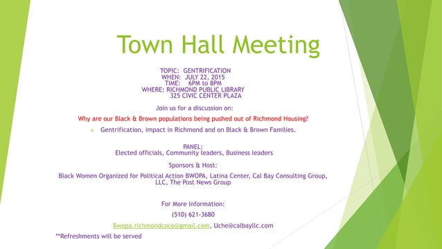 Town Hall Meeting | PPT