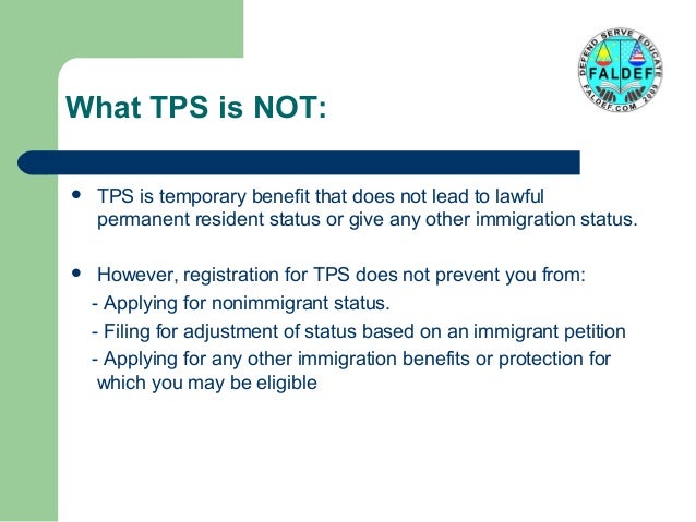 Temporary Protected Status (TPS)