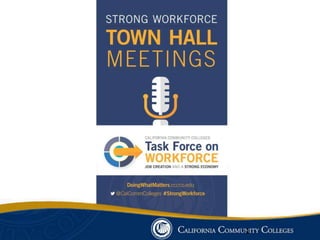 Strong Workforce Town Hall Meetings | PPT
