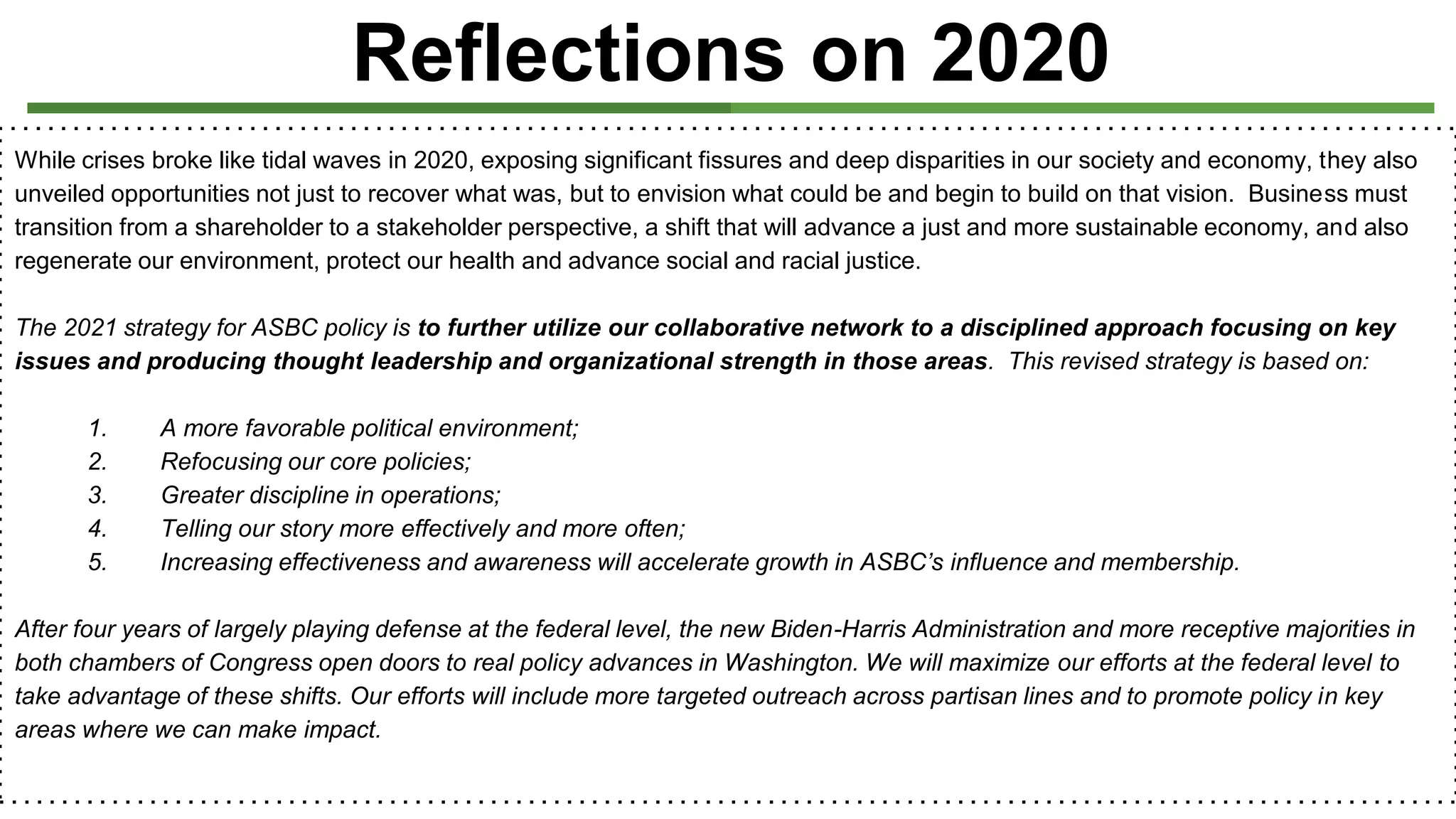 ASBC-SVC Member Town hall slides | PPTX | Green Solutions | Business