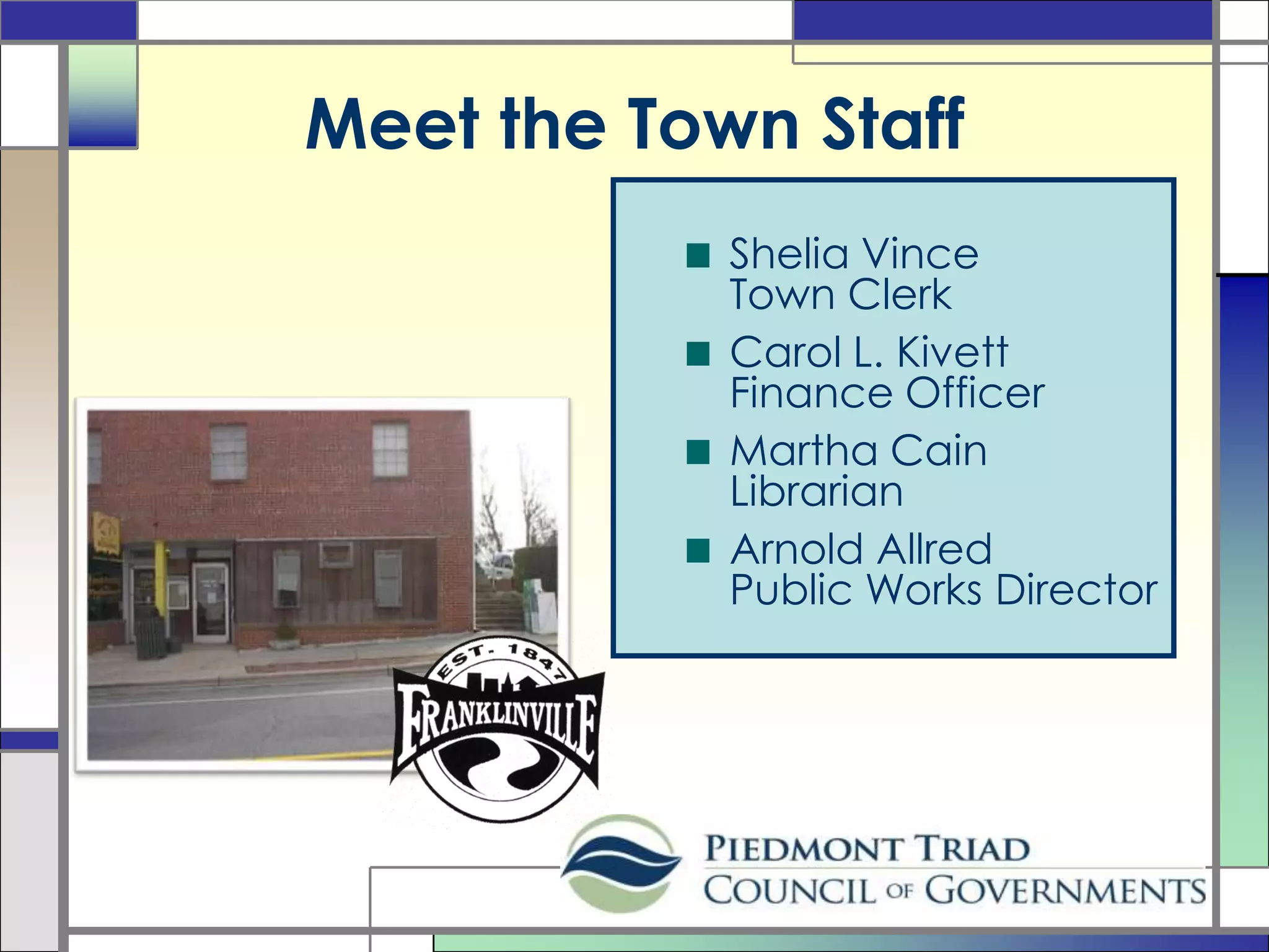 Town Of Franklinville | PPTX