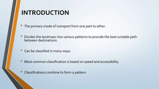 Road types and Road networks | PPTX
