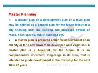 TOWN PLANNING | PPT