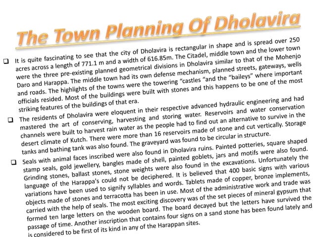 Indus Valley Civilization - Town Planning | PPTX | Historic Site and ...