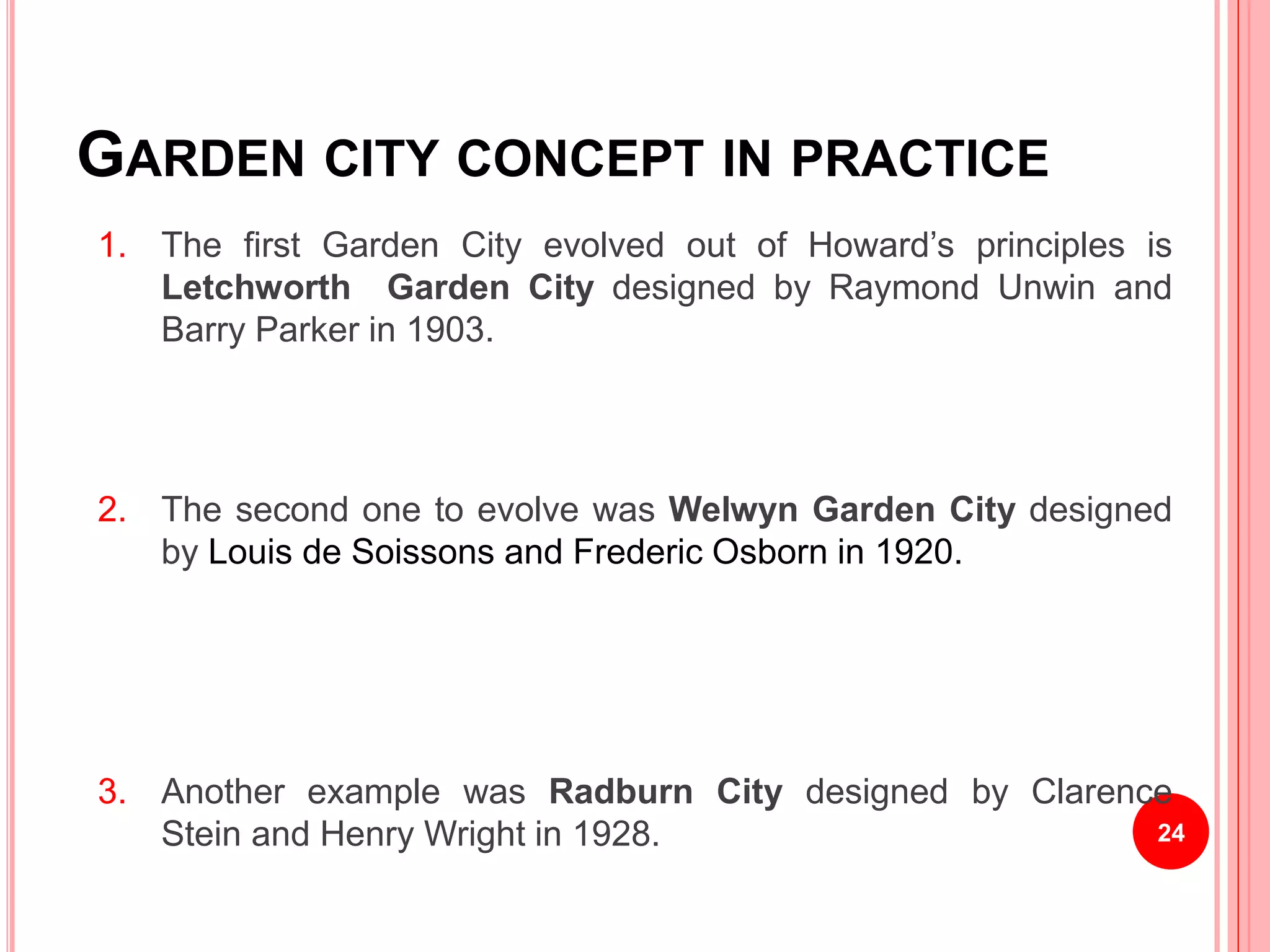 GARDEN CITY MOVEMENT | PPTX