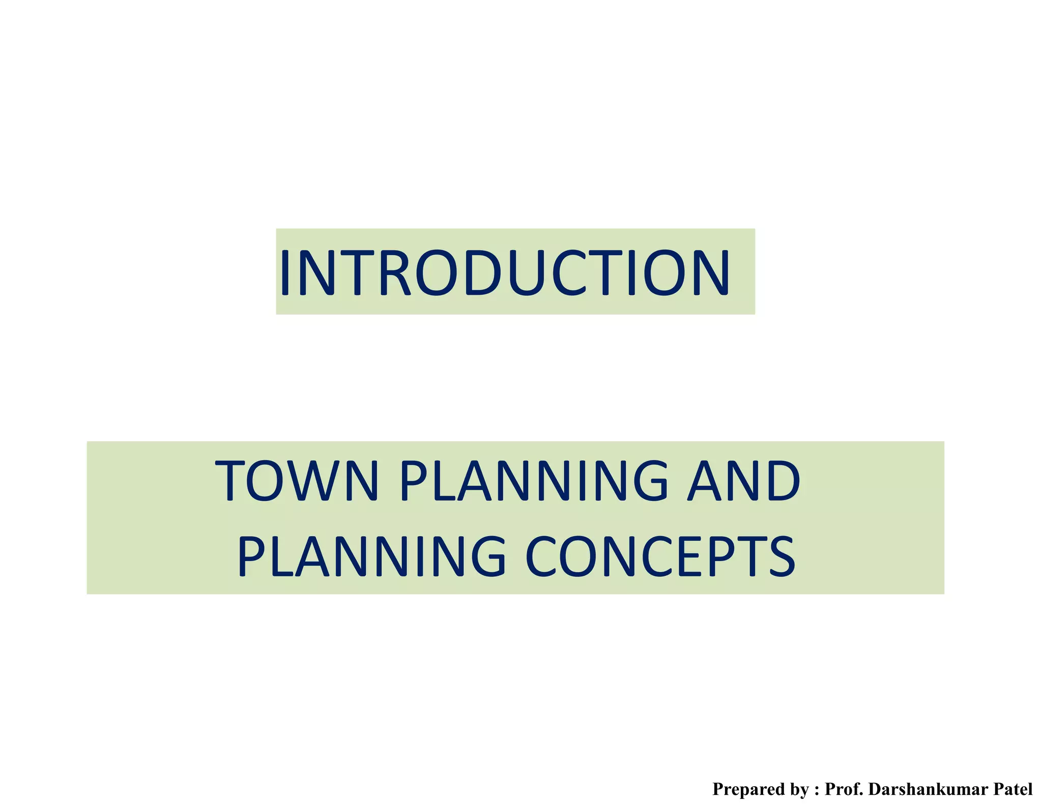 Town planning basics | PDF