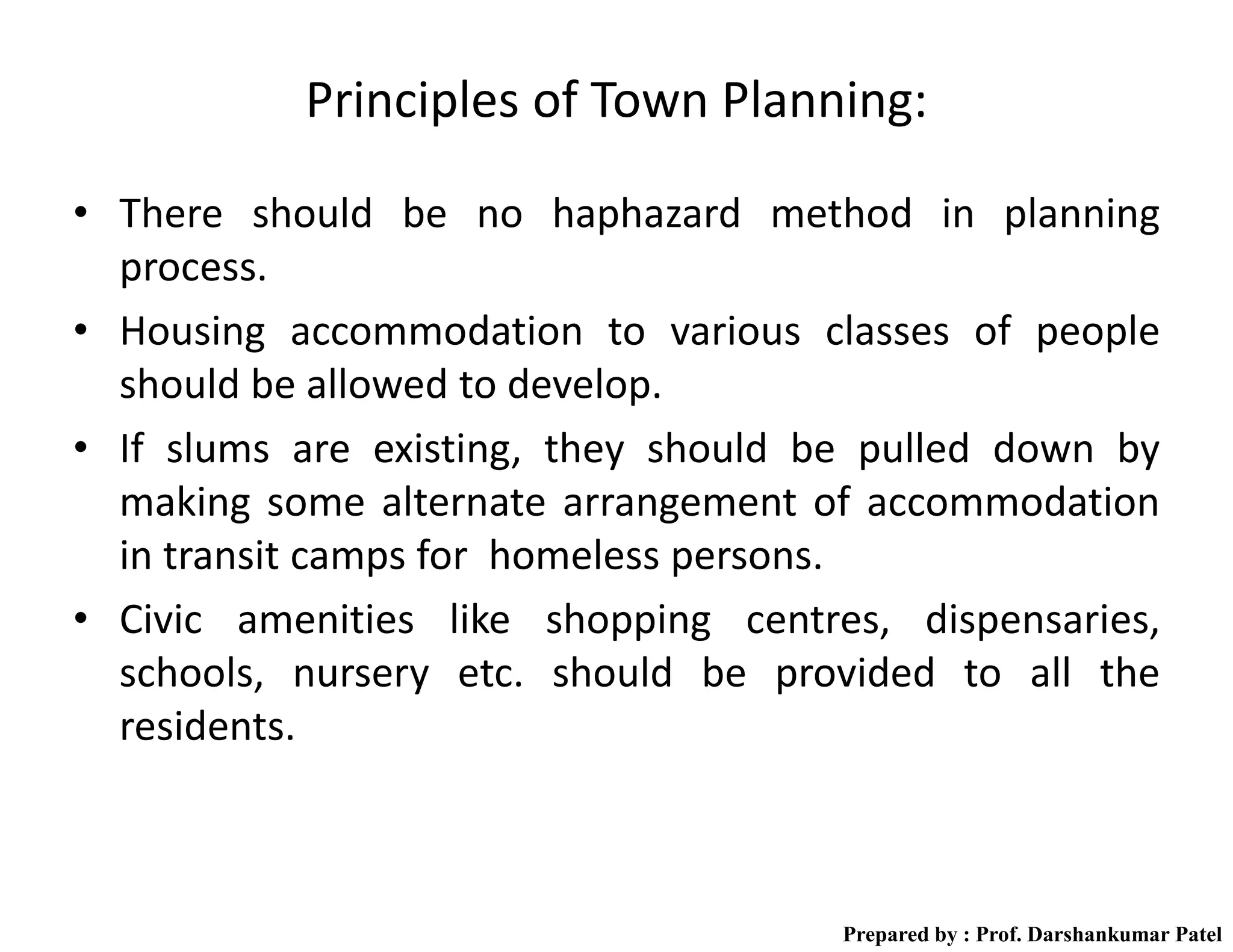 Town planning basics | PPT