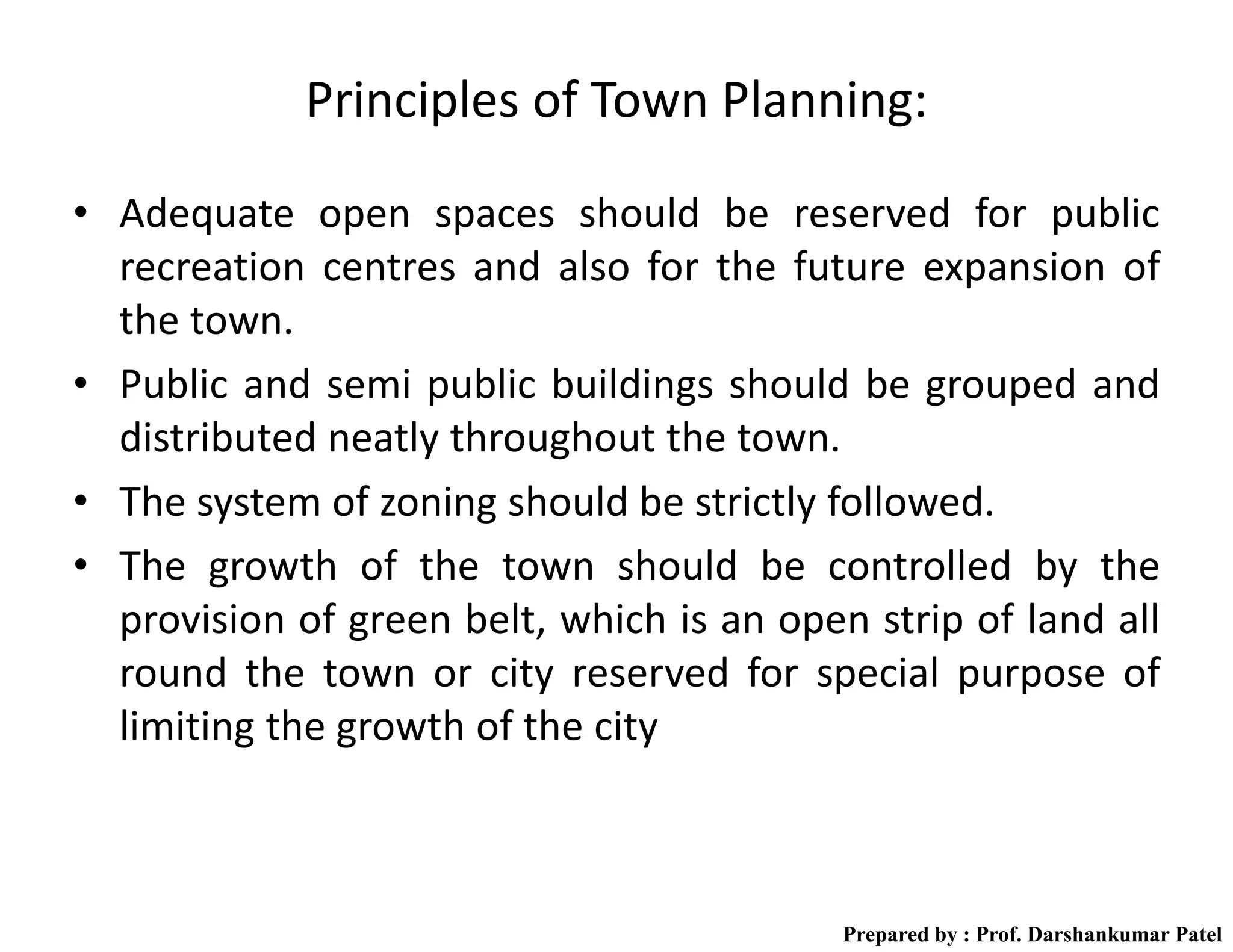 Town planning basics | PPT
