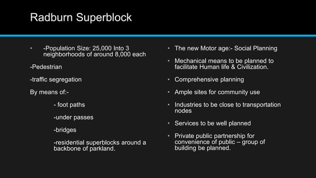 Town planning theories concept and models | PDF