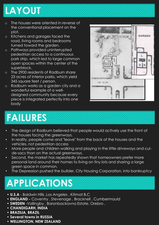Town planning radburn concept | PDF