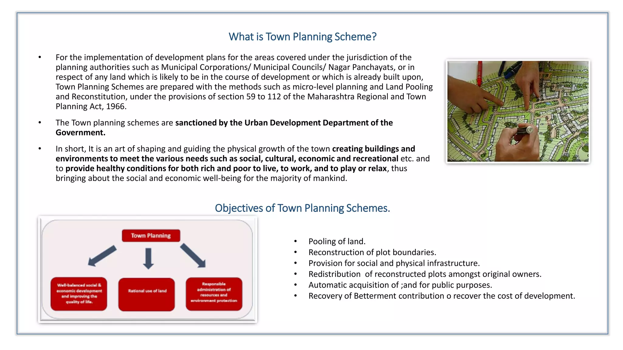 Town planning schemes | PDF