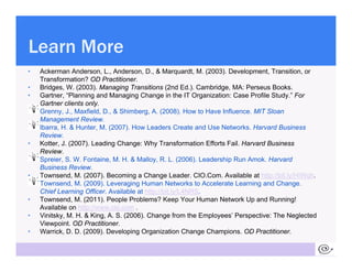 Becoming a Change Leader (Yes, You!) | PPT