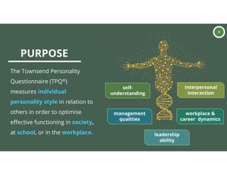 Townsend Personality Questionnaire (TPQ) | PDF