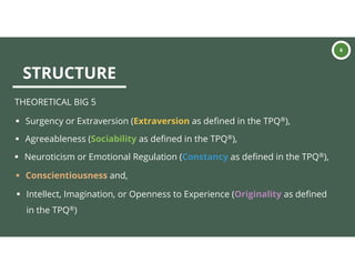 Townsend Personality Questionnaire (TPQ) | PDF