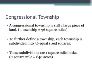 Township&ranges | PPTX