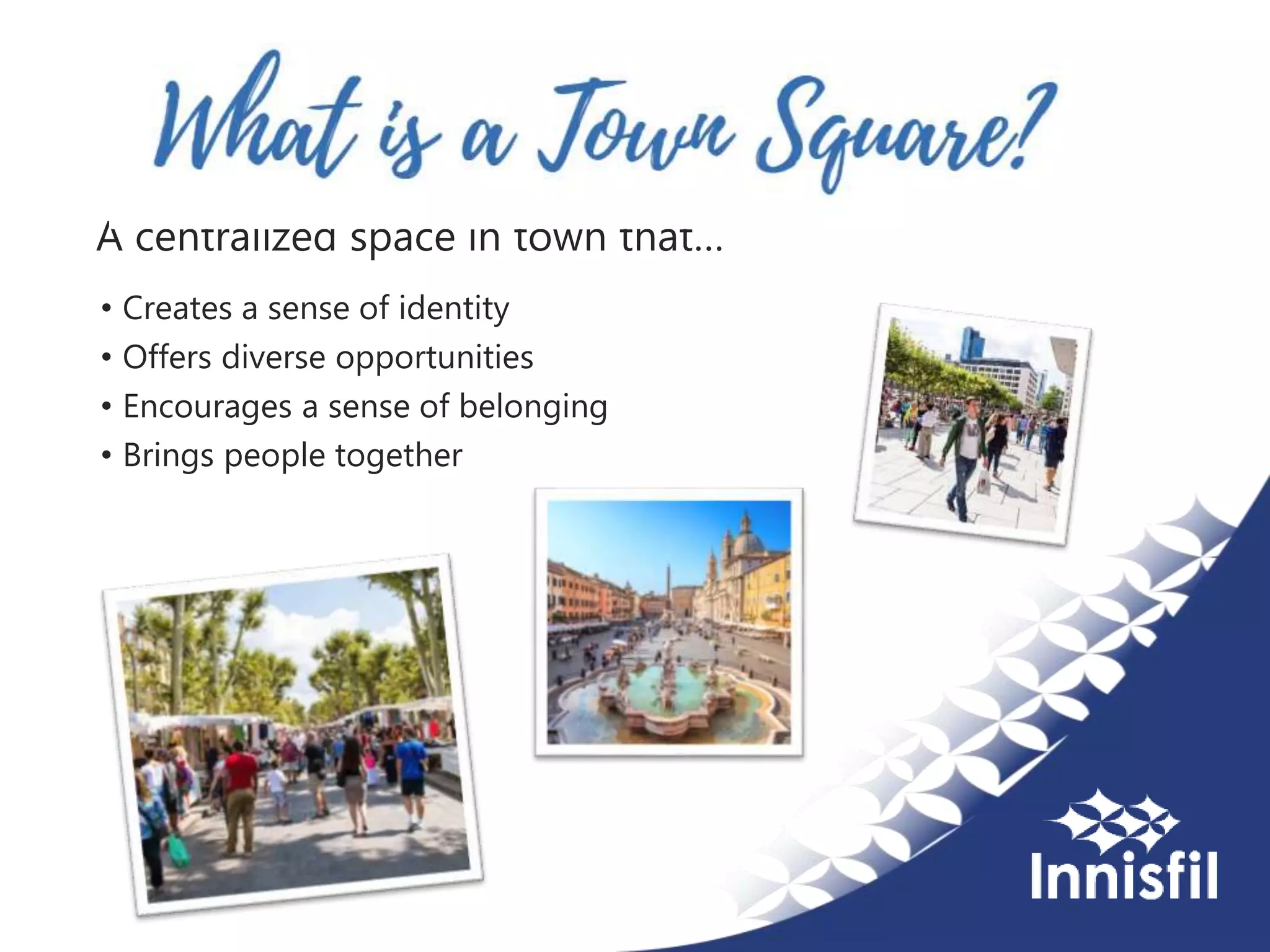 Town square presentation | PPT