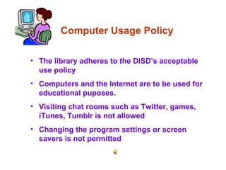 Townview library orientation presentation1 a | PPT