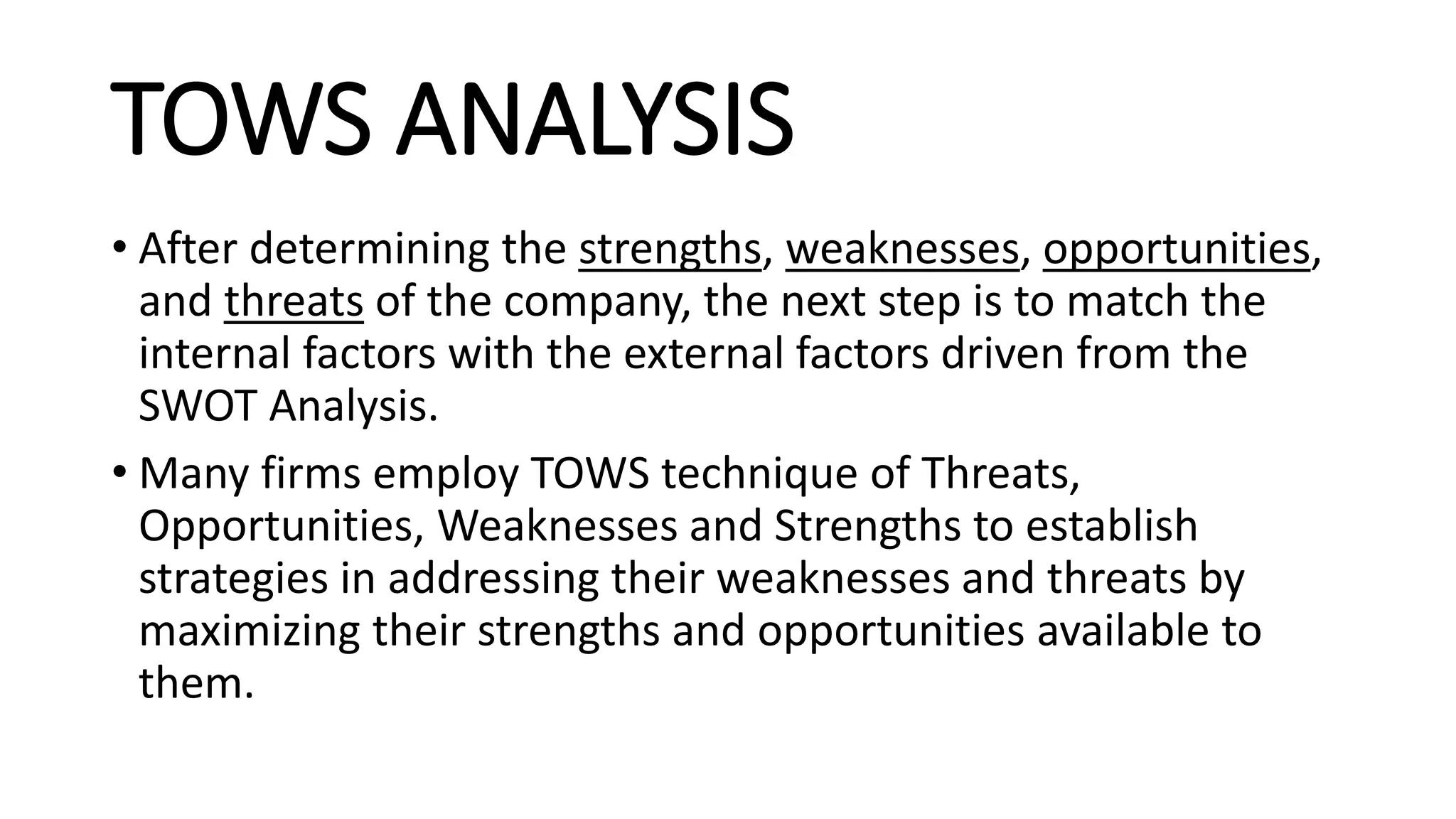TOWS ANALYSIS.pptx