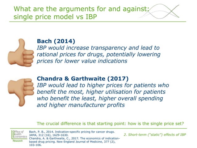 Indication Based Pricing: A Better Way to Value Drugs? (4:3 format) | PPT