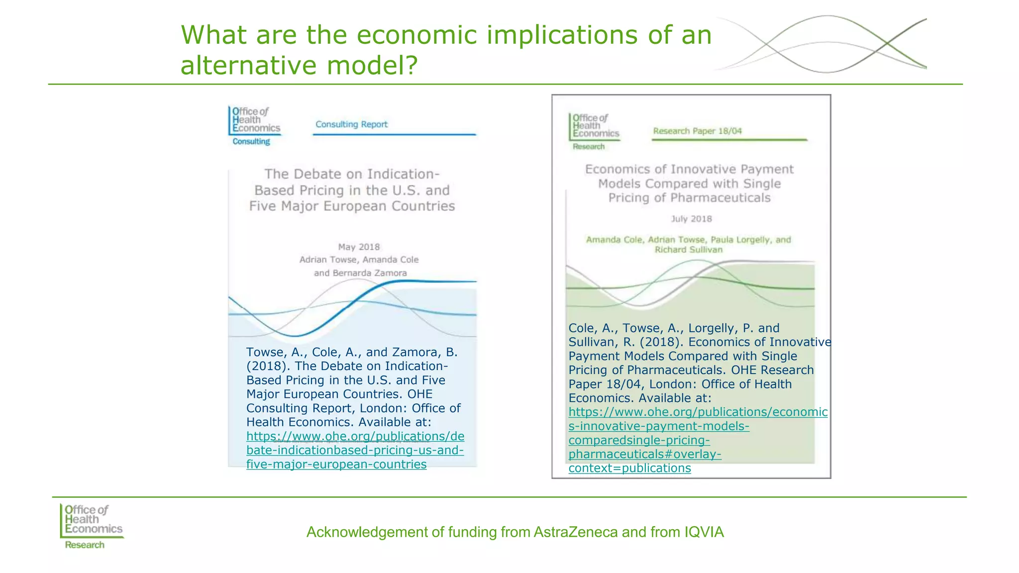 Indication Based Pricing: A Better Way to Value Drugs? (16:9 format) | PPTX