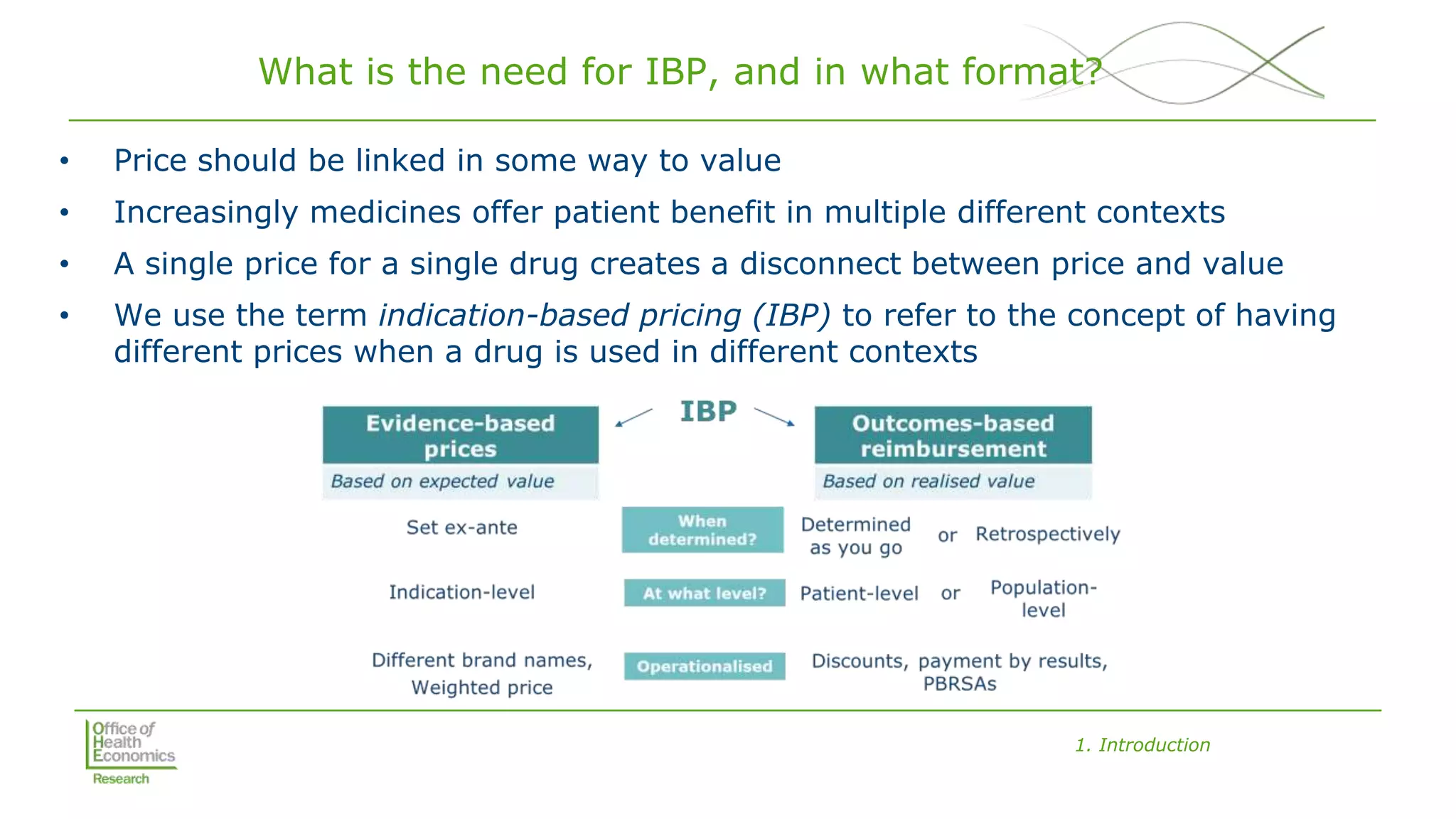 Indication Based Pricing: A Better Way to Value Drugs? (16:9 format) | PPTX