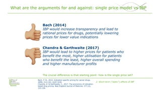 Indication Based Pricing: A Better Way to Value Drugs? (16:9 format) | PPT