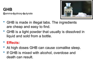 Toxicology of club drugs & their treatment | PPT