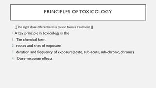 Introduction to Toxicology, History, Branches | PDF