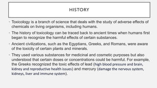Introduction to Toxicology, History, Branches | PDF