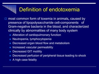 Toxemia and endotoxemia | PDF
