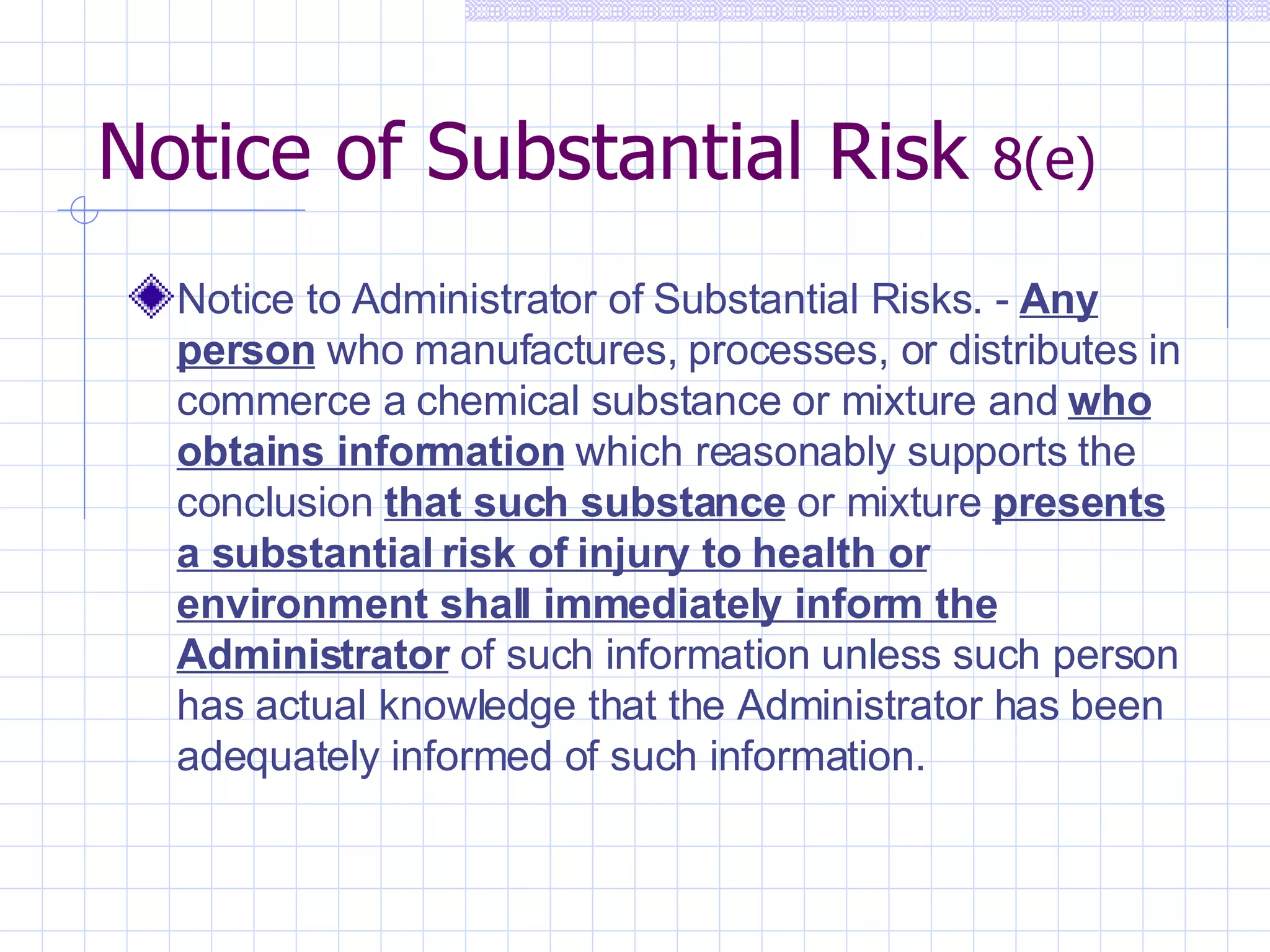 Toxic Substances Control Act Awareness | PPT