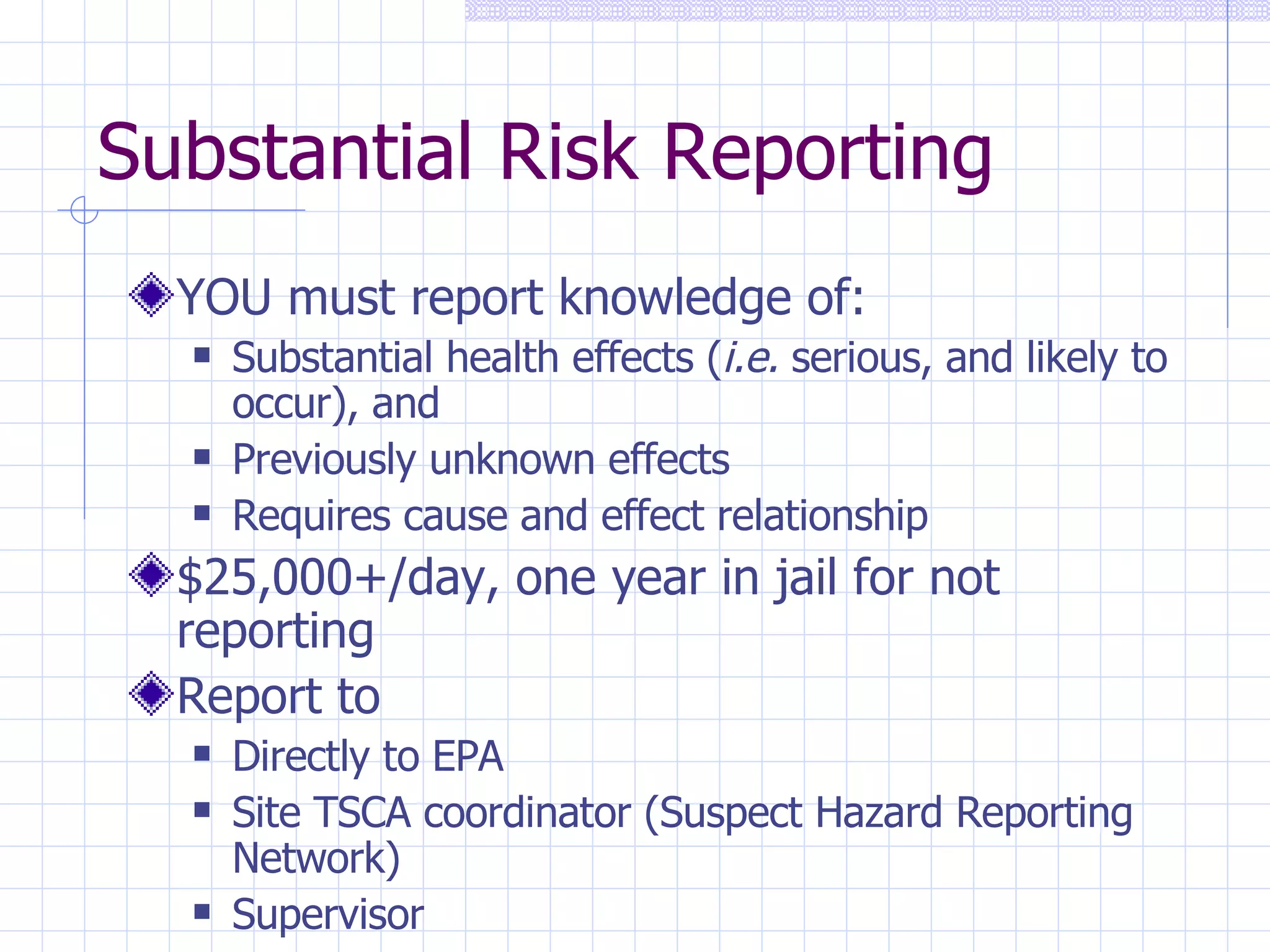 Toxic Substances Control Act Awareness | PPT