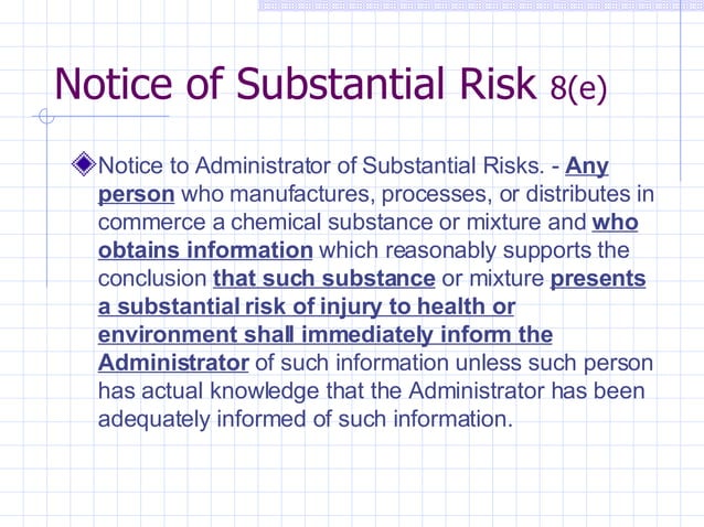 Toxic Substances Control Act Awareness | PPT | Substance Abuse ...