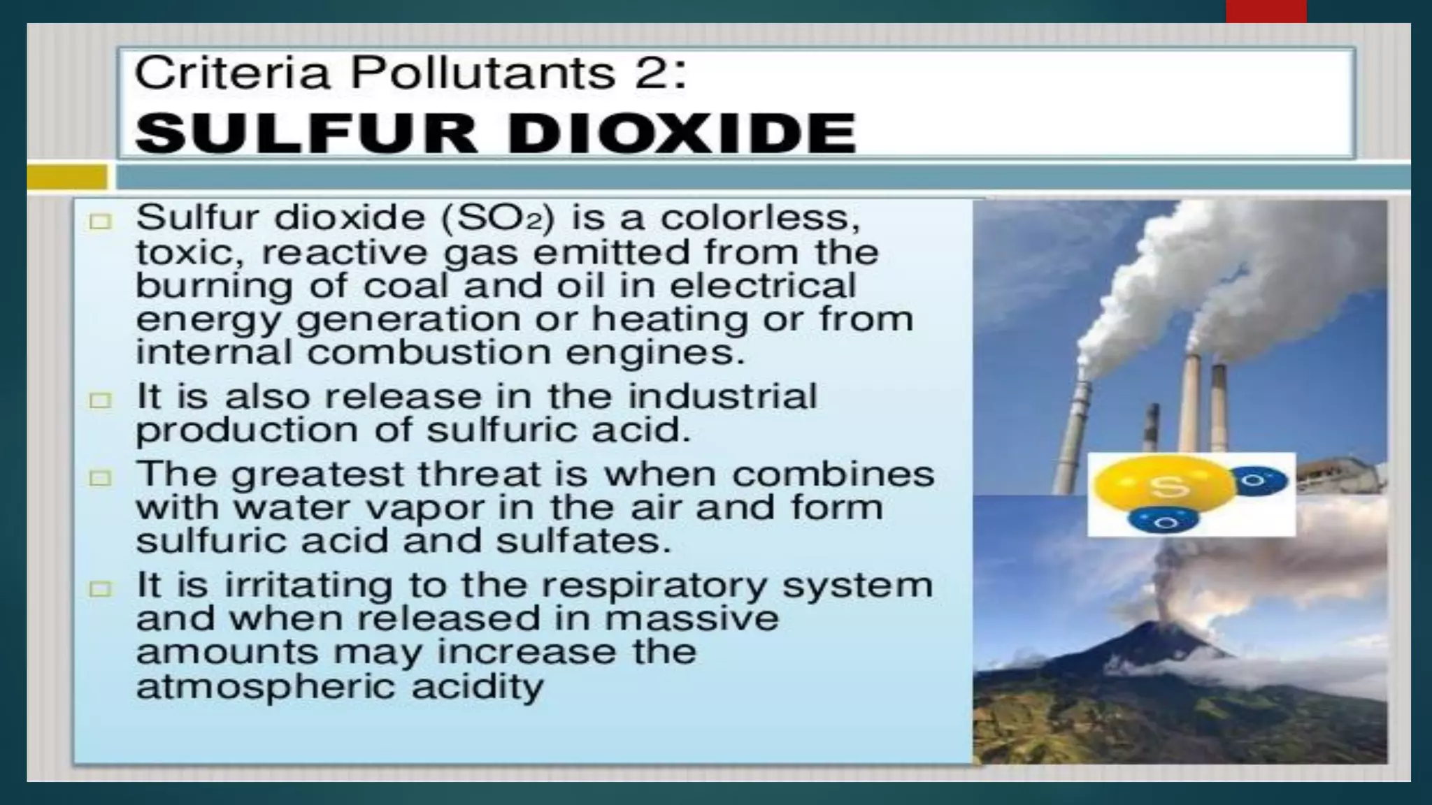 Toxic effect of sulphur dioxide | PDF