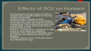 Toxic effect of sulphur dioxide | PDF