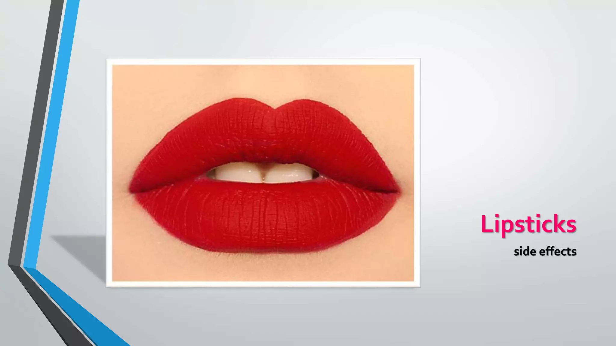 Toxic effects of decorative cosmetics | PPSX