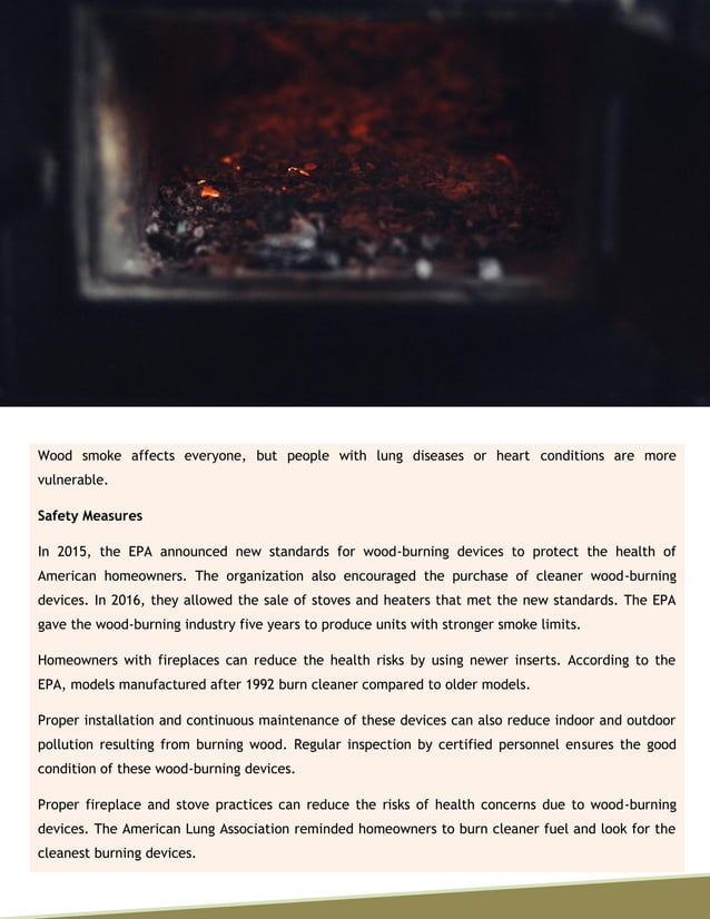 Toxic Emissions from Wood-Burning Devices Can Harm Overall Health | PDF