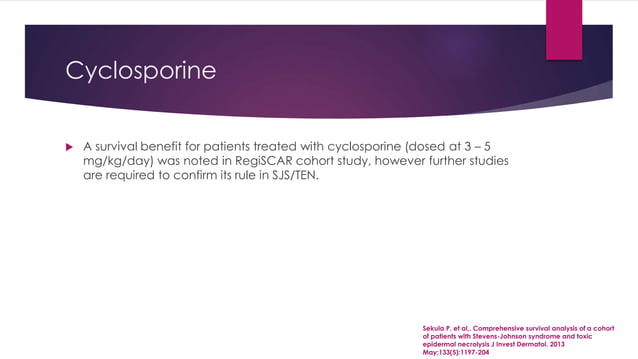 Toxic epidermal necrolysis (TEN) | PPTX