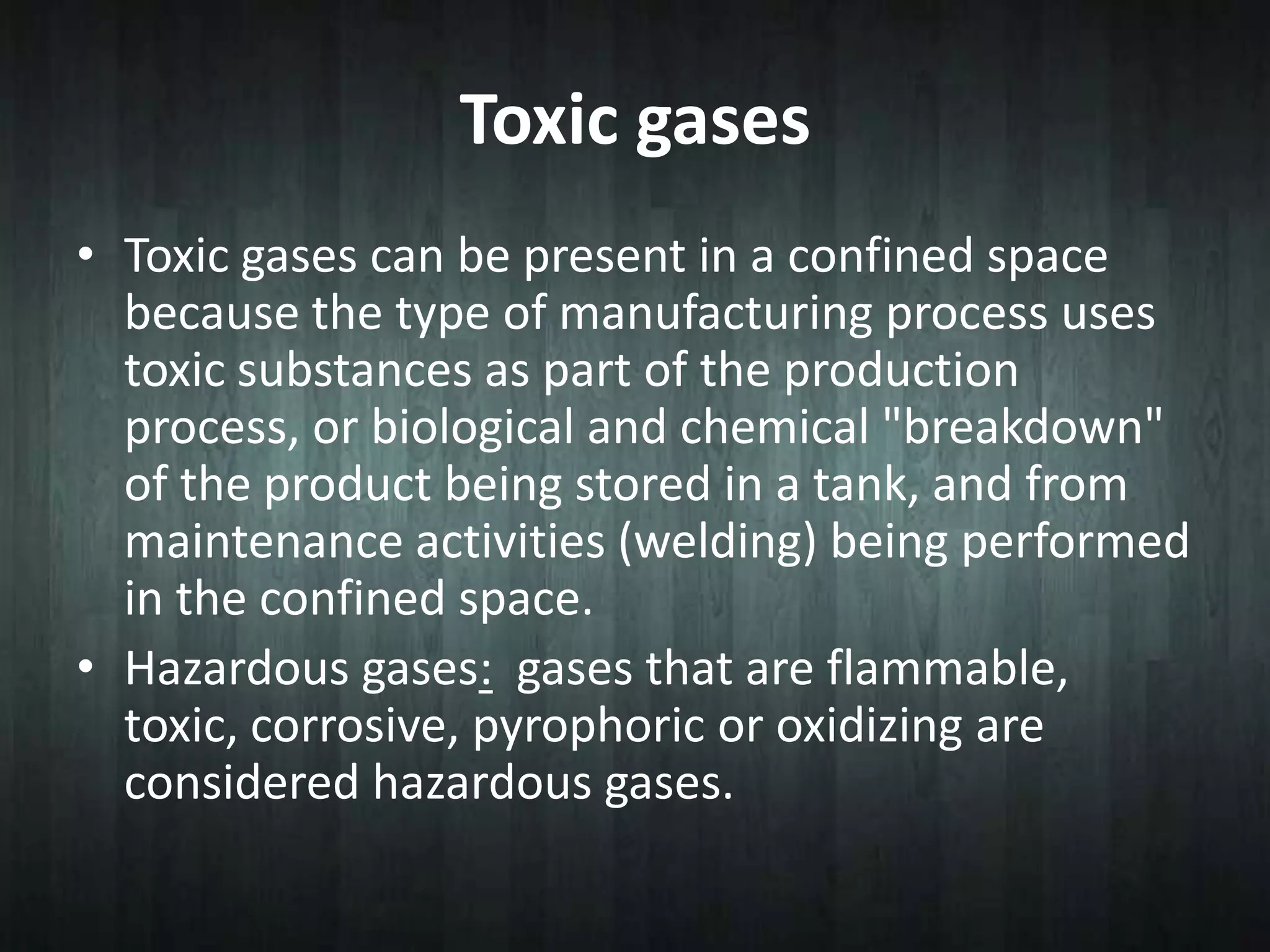 Toxic gases and hazardous piping system | PPT