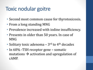 Toxic goitre | PPTX