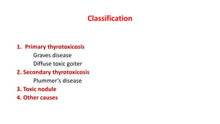 Thyrotoxicosis | PPTX
