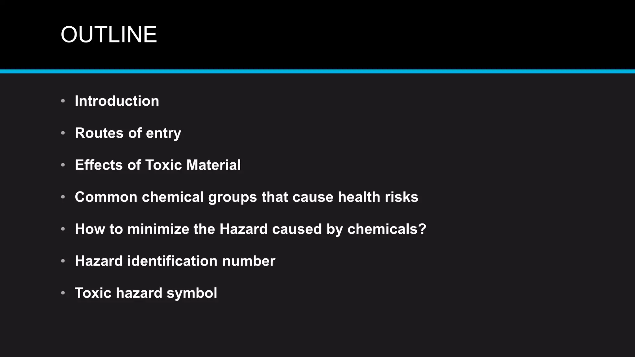 Toxic hazards ppt | PPTX