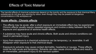 Toxic hazards ppt | PPTX